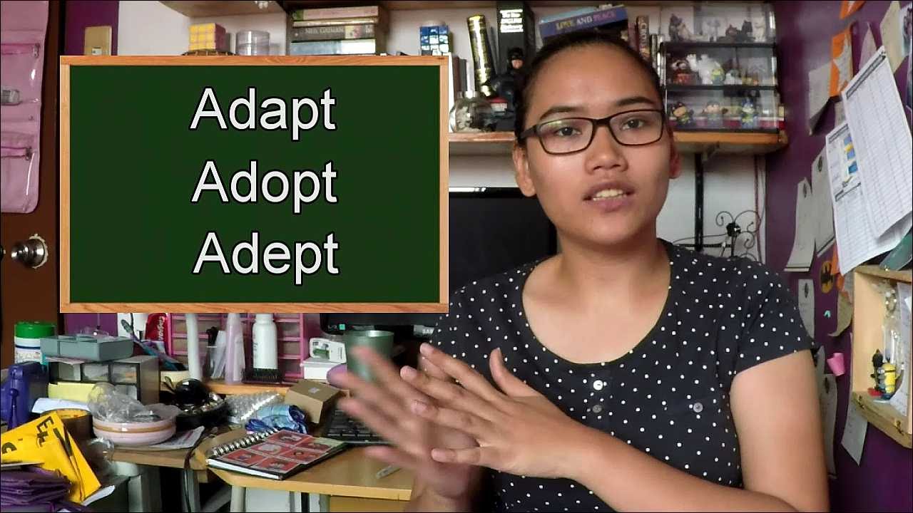 Homonym Horrors: Adapt, Adept, Adopt - Civil Service Exam Review - YouTube