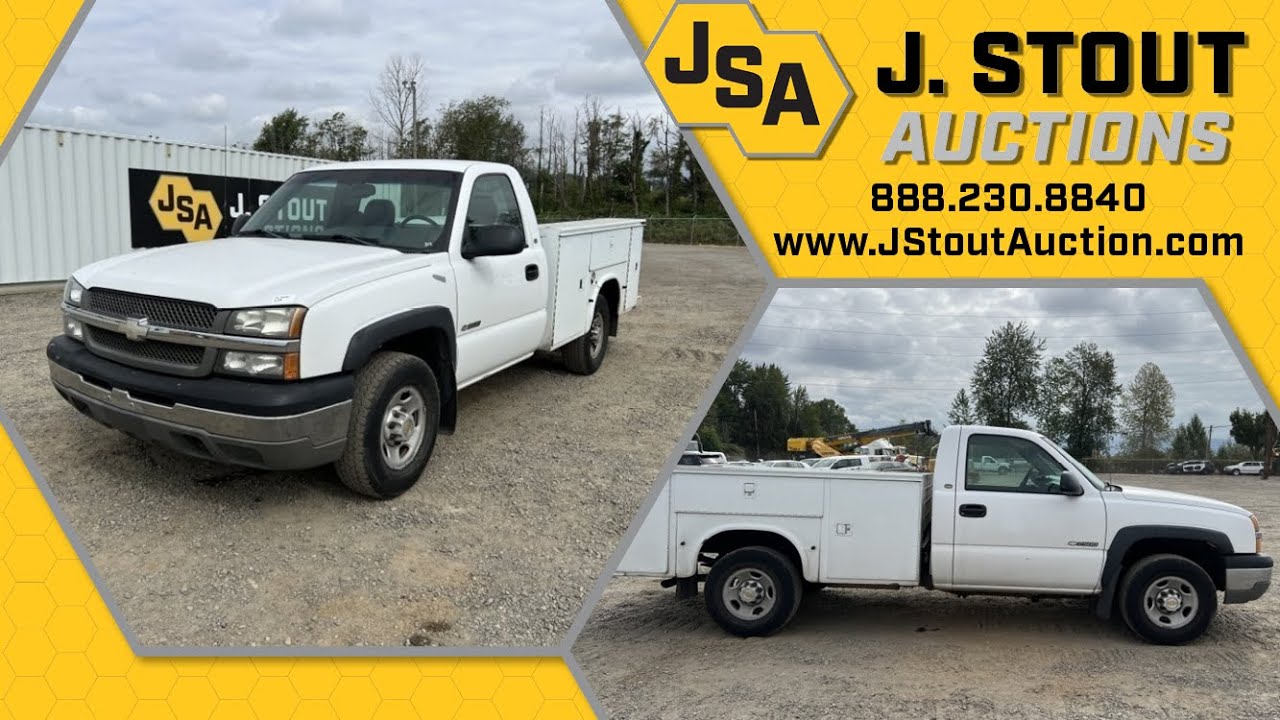 2003 Chevrolet Silverado Utility Truck - YouTube