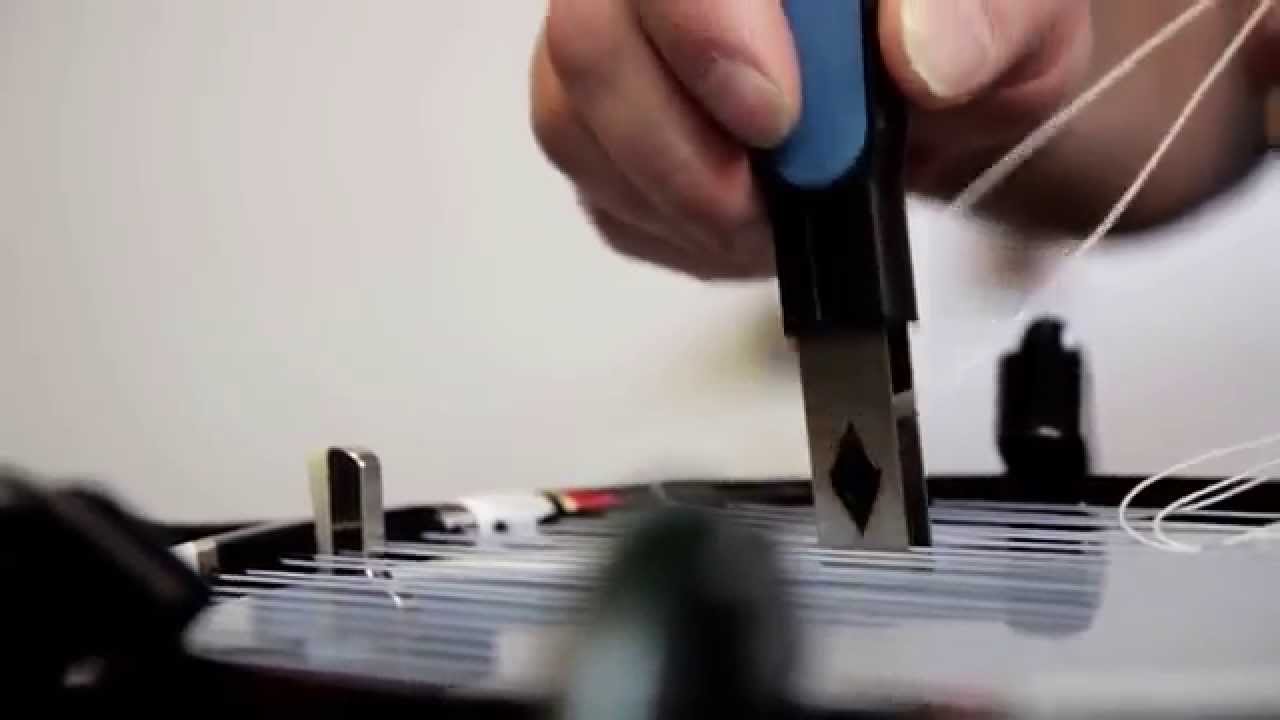 StringerKey badminton stringing tool - YouTube