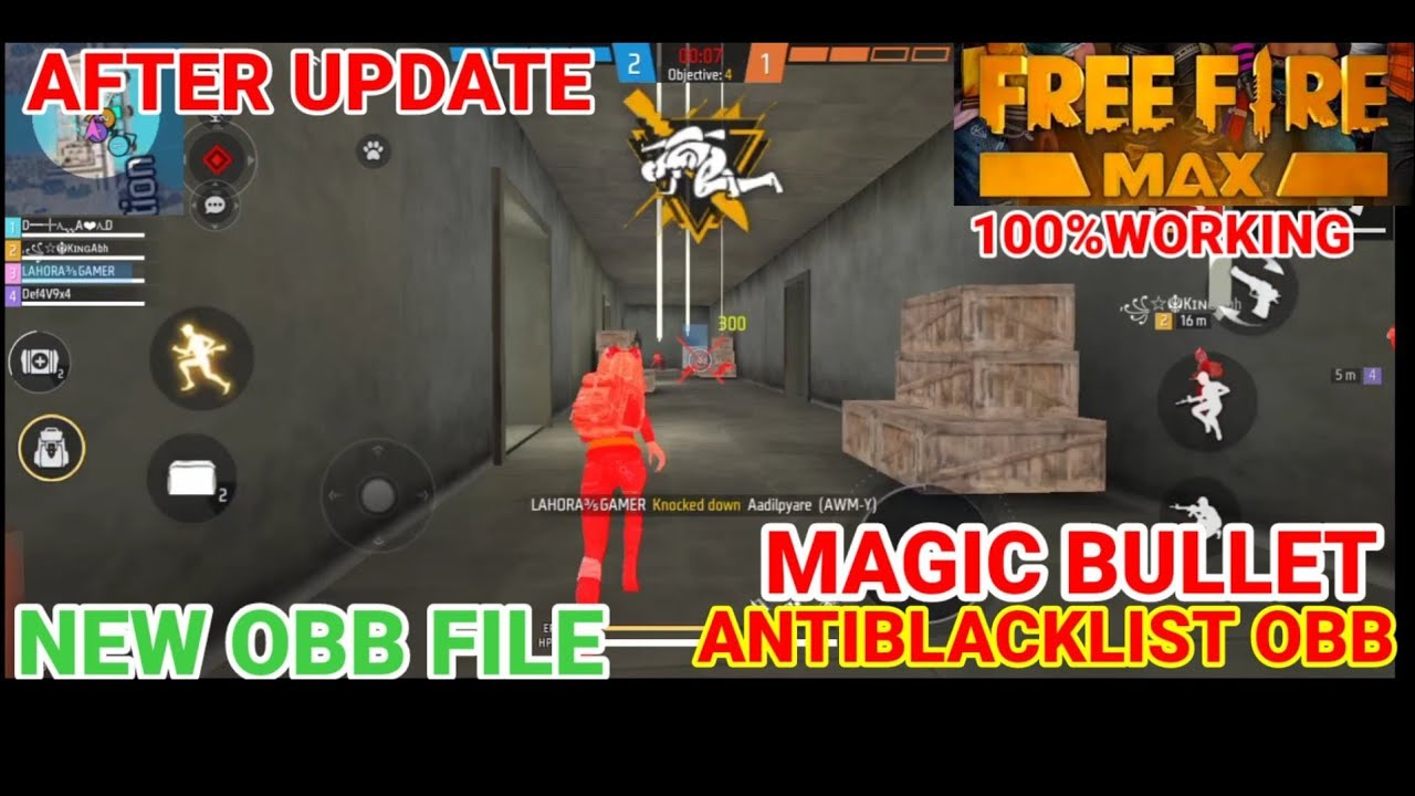 Free Fire Max Magic Bullet Obb File II Free Fire Max Hologram Body obb File +Magic Bullet File ...
