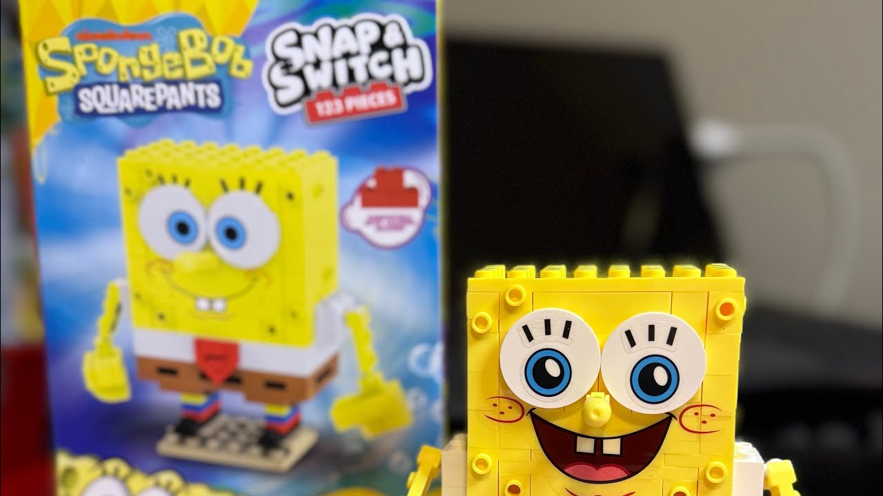 Snap & Switch Spongebob Block Figure - YouTube
