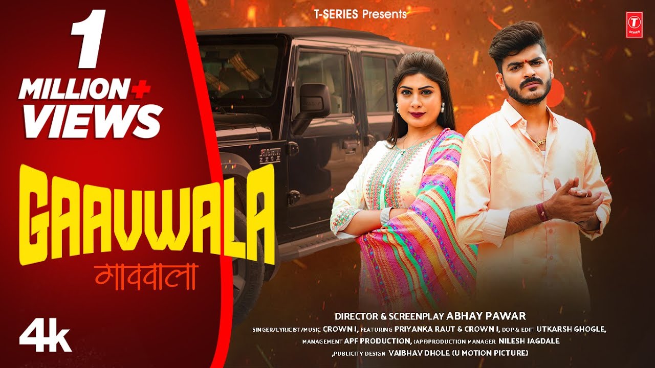 गाववाला | GAAVWALA | Crown J | New Marathi Attitude Song | Priyanka ...