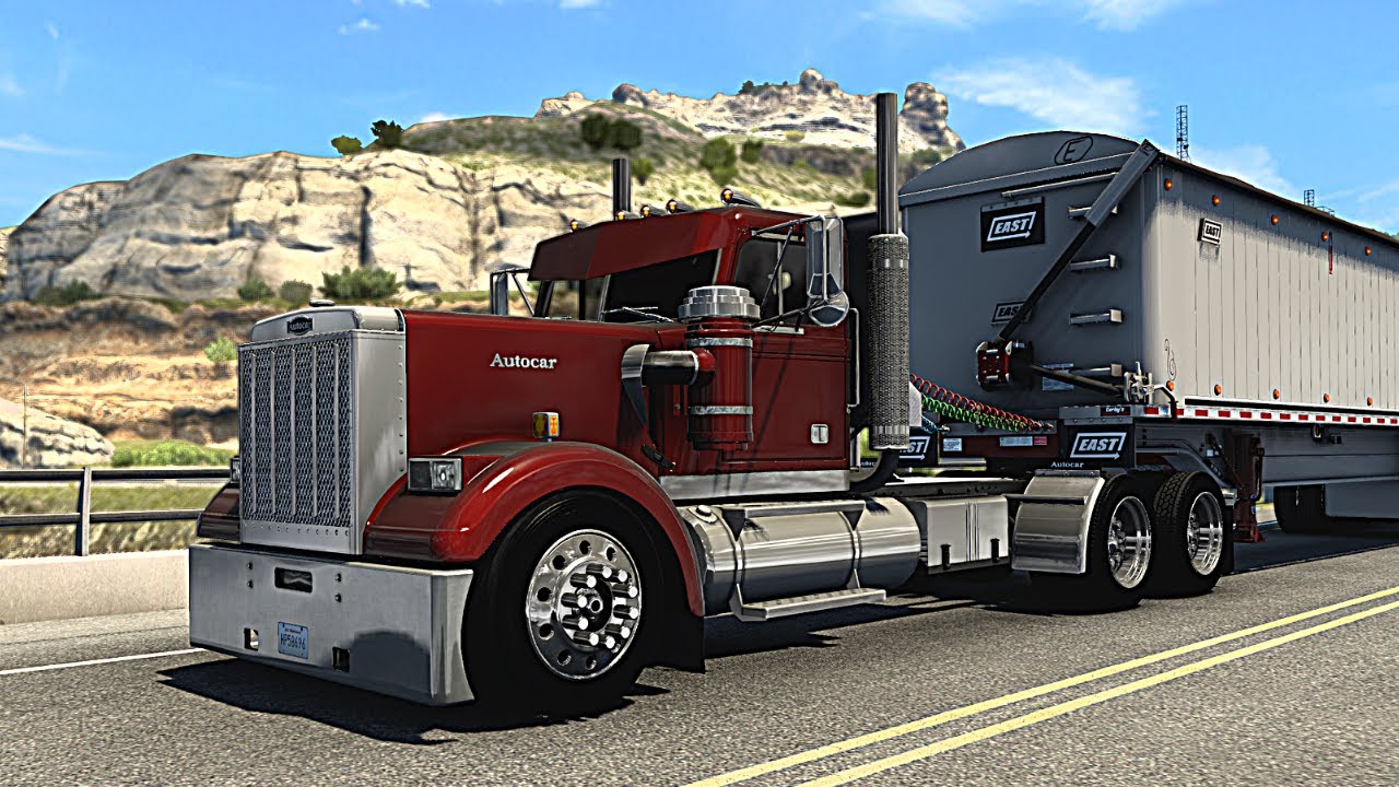 Autocar AT64 - (Heavy Rock Hauler) - ATS 4K - American Truck Simulator ...