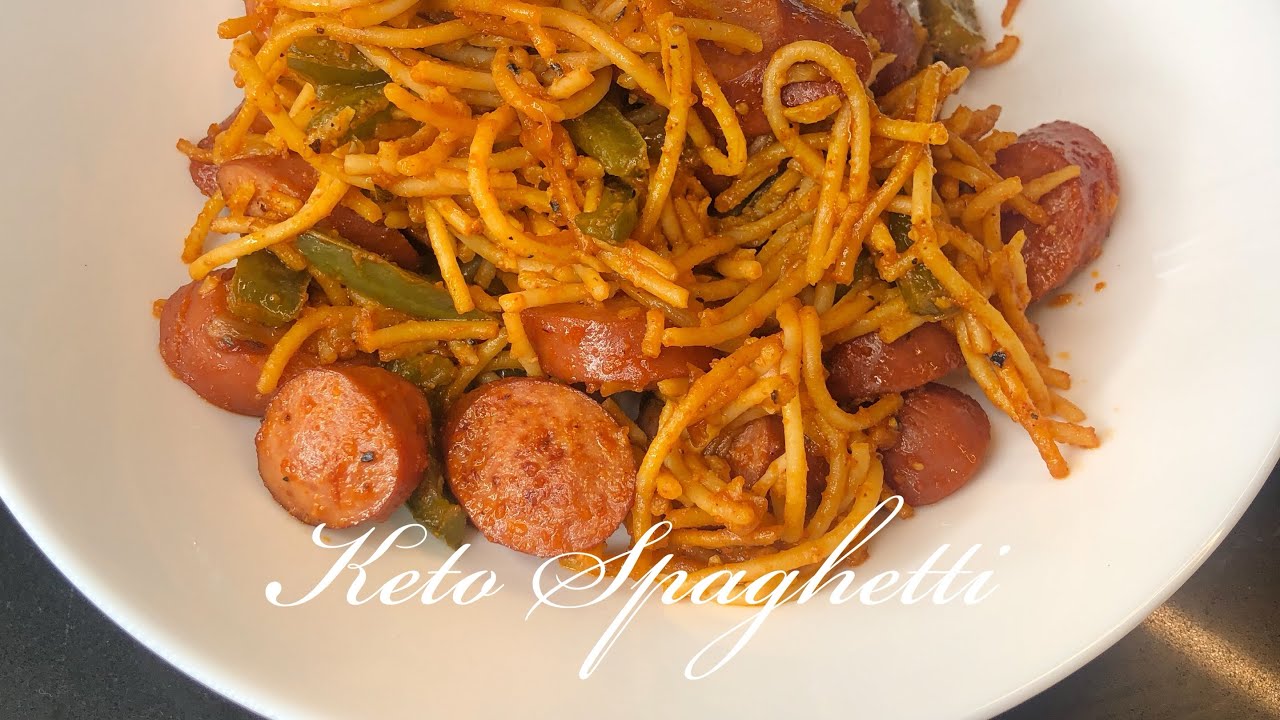 Keto Island 🇭🇹 Style Spaghetti! "Real NOODLES" Quick, Easy, & Flavorful ...