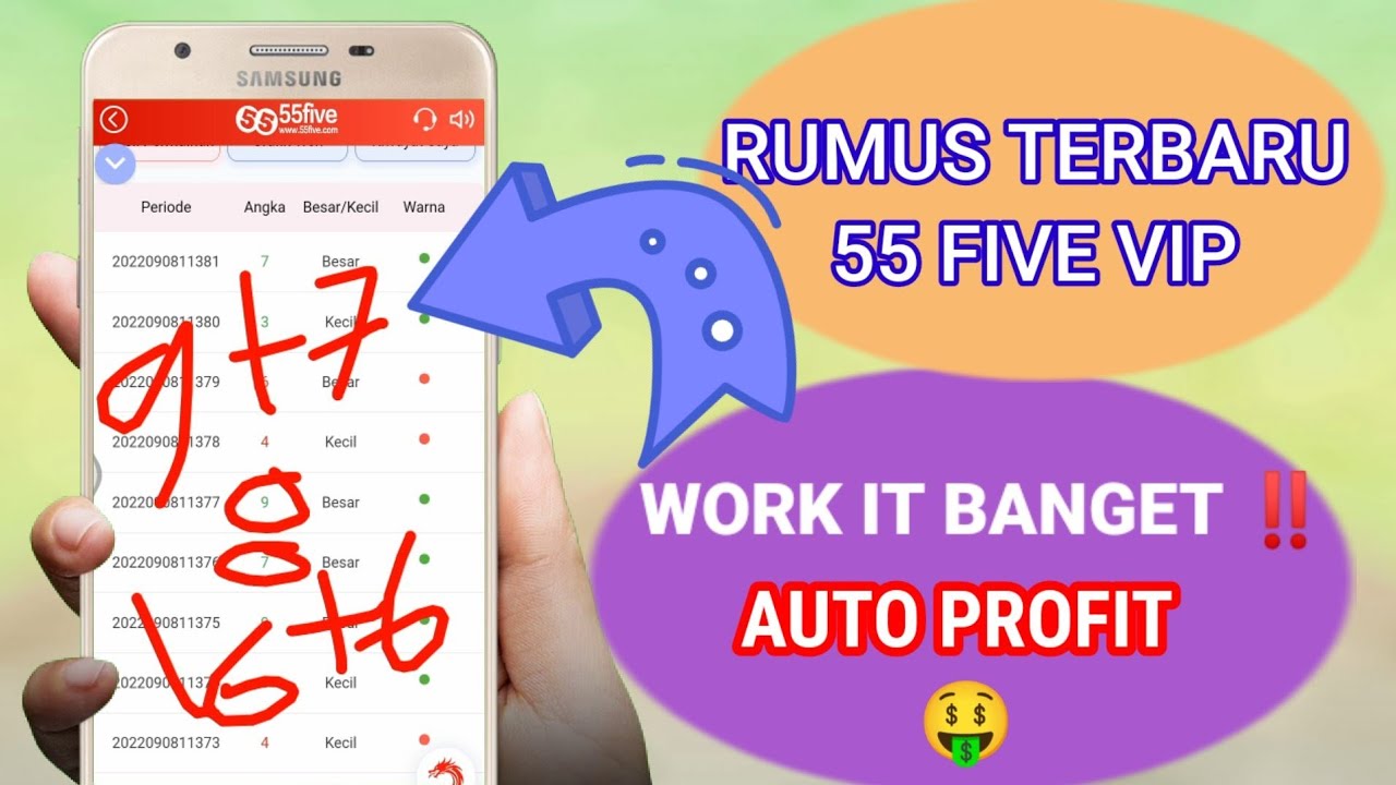 Bongkar ‼️ rumus 55 five VIP terbaru | rumus wingo 55five vip| trik ...