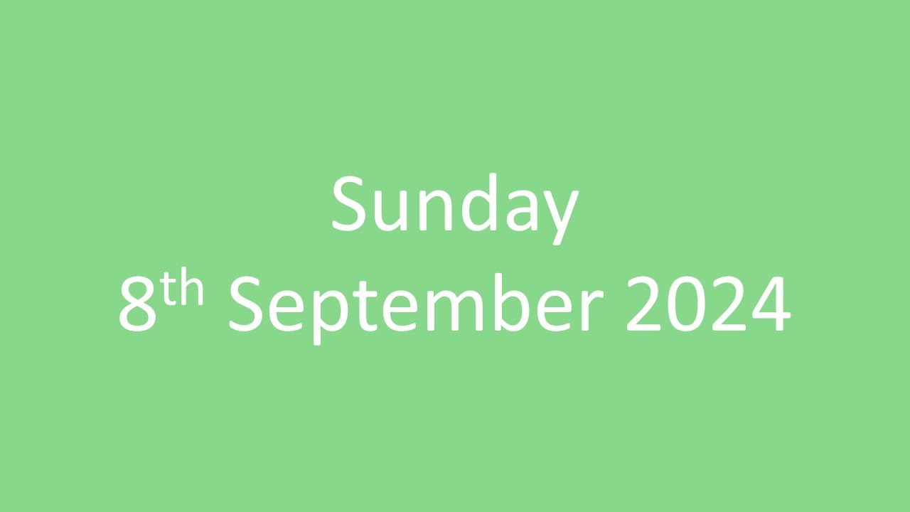QBC Sunday Service 8th September 2024 - YouTube