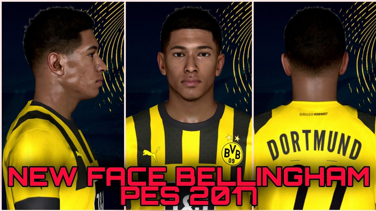 PES 2017 - NEW FACE MOD BELLINGHAM - YouTube