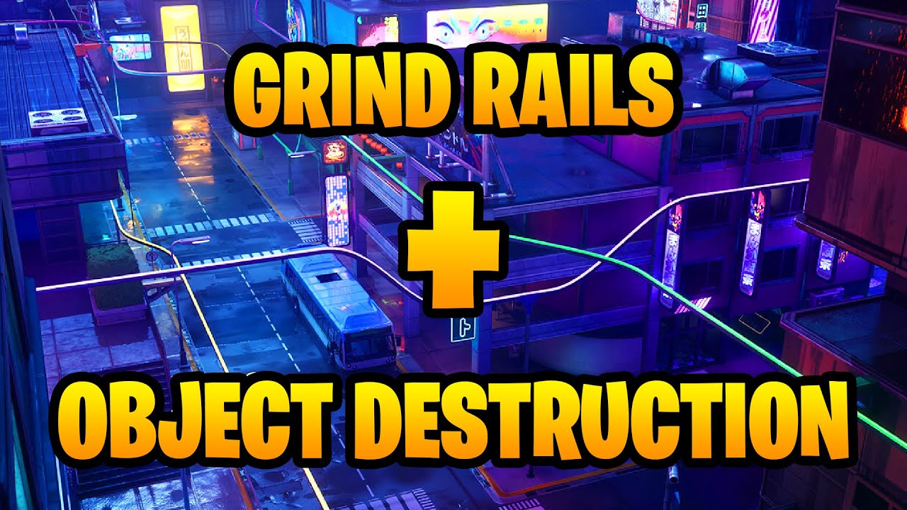 How to EASILY Destroy objects and structures while on a Grind Rail ...