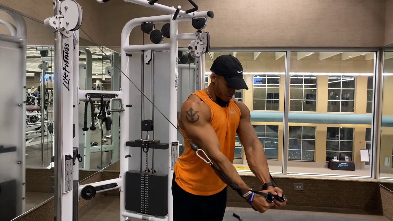 High Pulley Cable Chest Fly - YouTube