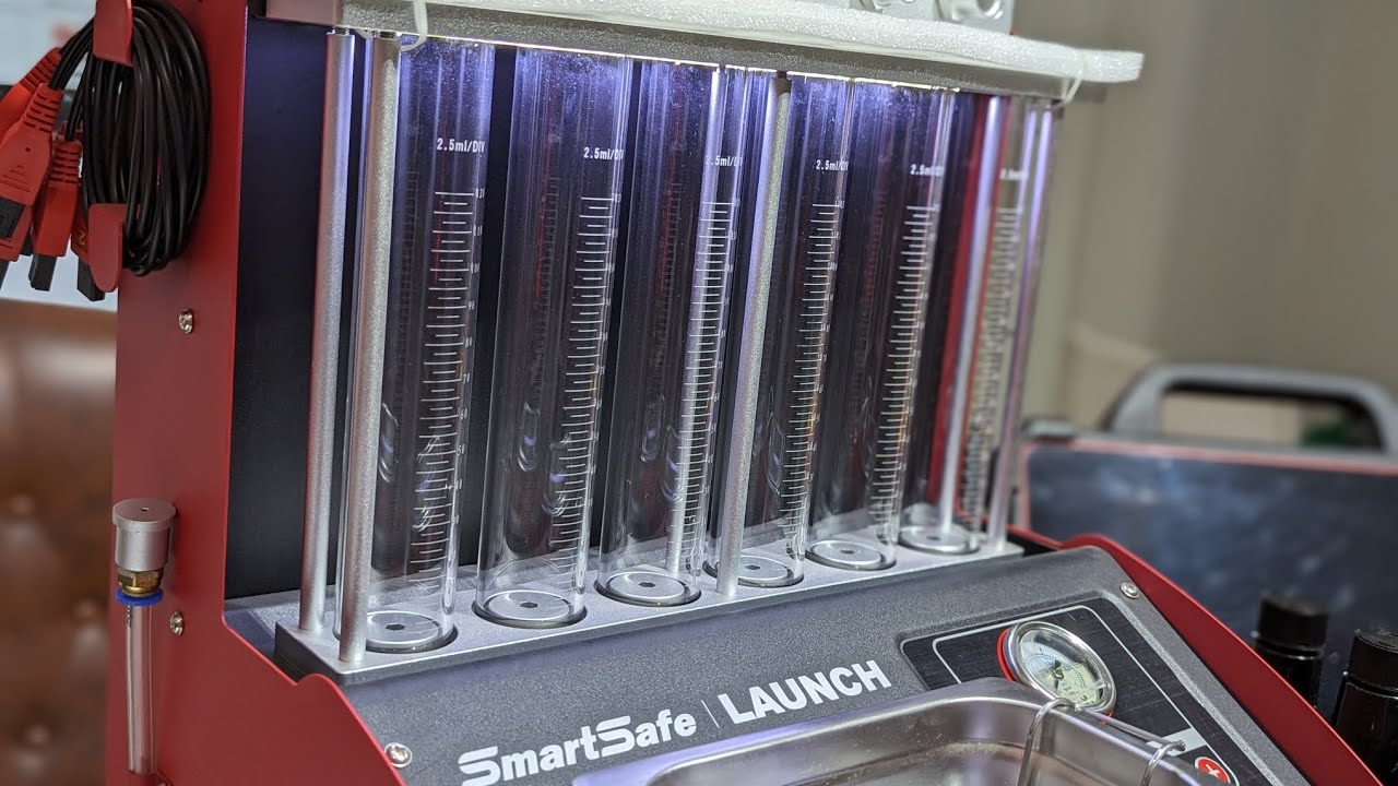 How to use the Launch CNC-603A Fuel Injector Cleaning Machine ...