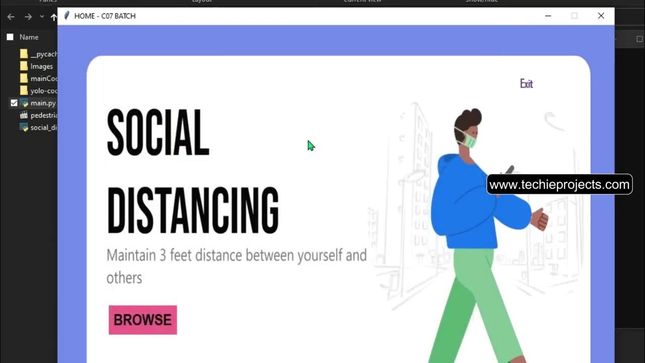 Social Distancing Detection using Python OpenCV | Machine Learning | Deep Learning | Computer ...