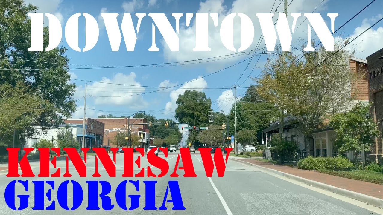 Kennesaw - Georgia - 4K Downtown Drive - YouTube