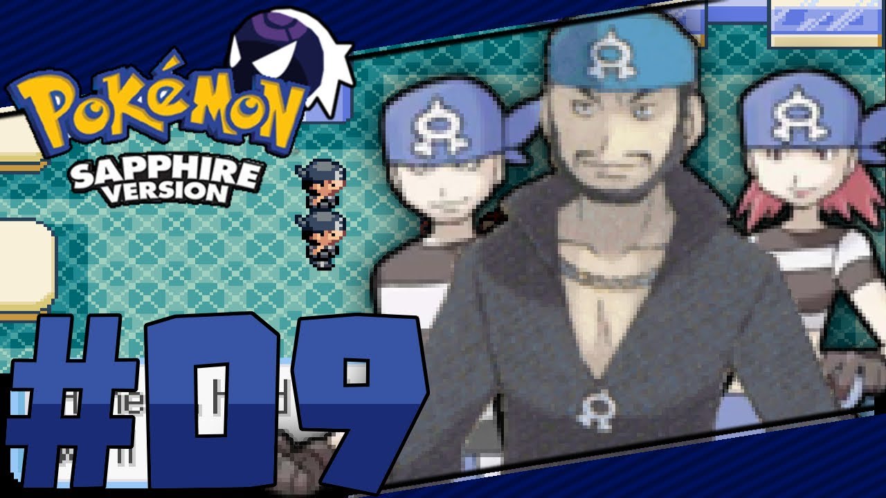 Pokemon Sapphire HD(Part 9) - Team Aqua Attacks! - YouTube