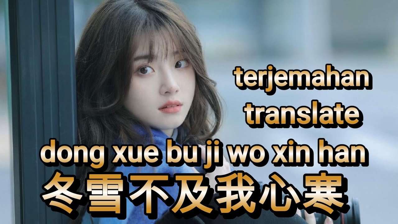lagu mandarin dong xue bu ji wo xin han 洋澜一 - 冬雪不及我心寒【Pinyin + Eng Sub ...