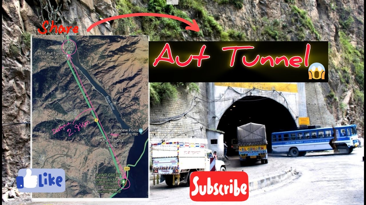 Danger 😳 Aut Tunnel 😲 2.8 Km long 😱 l Shimla to Manali Reached at Night ...