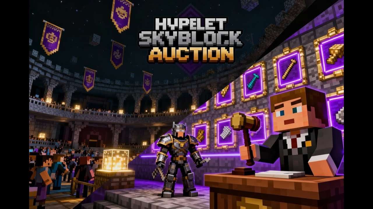 hypixel skyblock first dark auction - YouTube