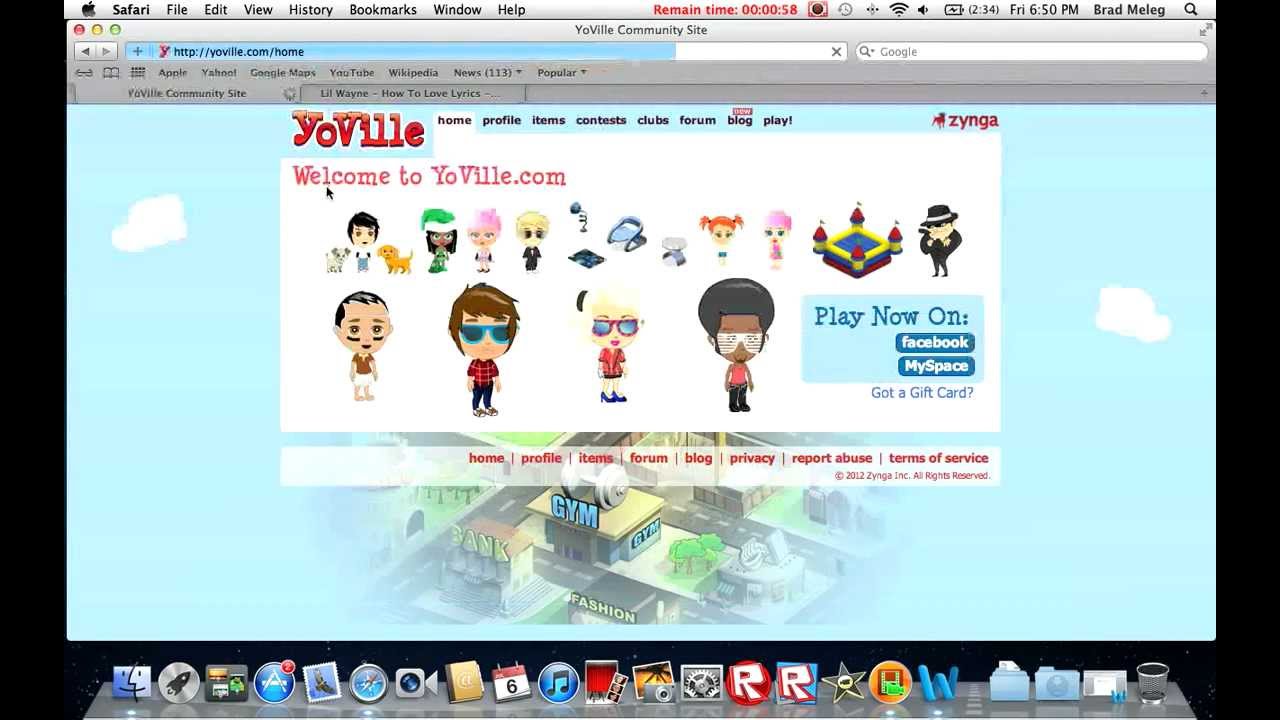 How To View SomeOne's Inventory On Yoville.Com - YouTube