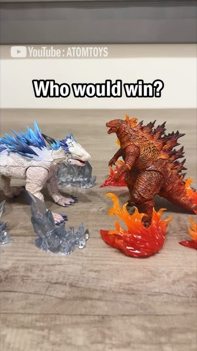 Shimo vs Burning Godzilla ️霜魔vs紅蓮哥吉拉🔥 #shorts - YouTube