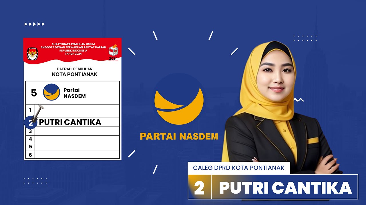Jasa Video Ajakan Coblos Caleg Partai Nasdem Pemilu 2024 Tema 14 - YouTube