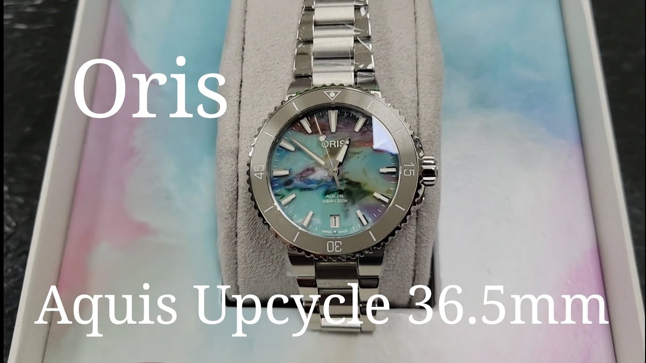 Unboxing Oris Aquis Upcycle 36.5mm from Jomashop - YouTube