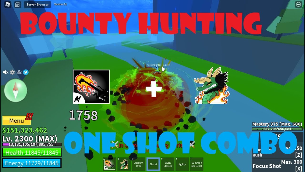 『Dragon + Death Step』Bounty Hunting Montage | Blox Fruits | Update 17 ...