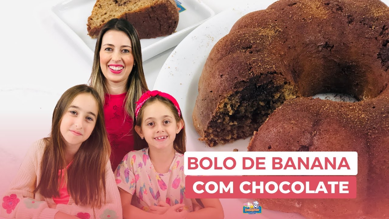 Bolo de Banana com Chocolate | Tati Simarelli - YouTube