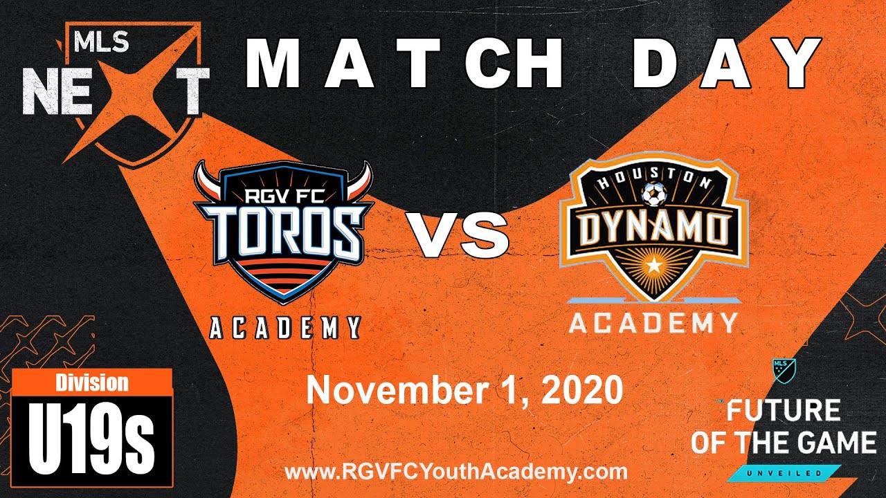 U19s RGVFC Youth Academy vs MLS Houston Dynamo Academy Nov 1, 2020 ...