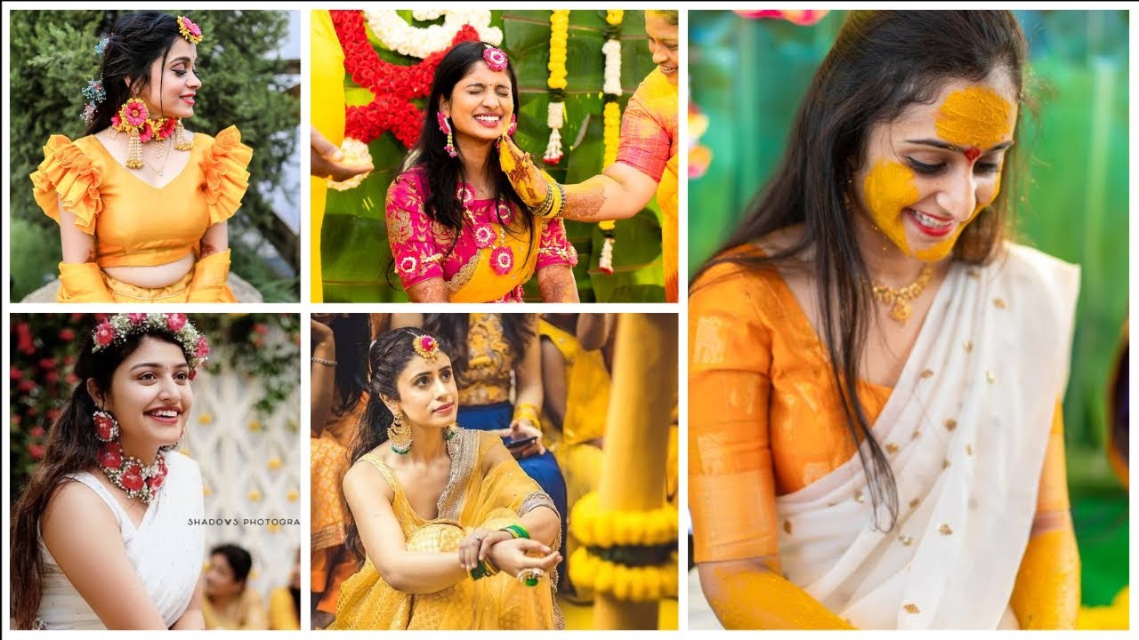 Unique Haldi Outifts 2023 || Latest Colors and Outfit Styles for Haldi ...