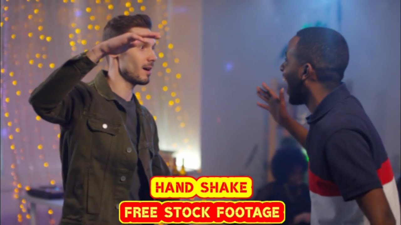 HAND SHAKE - FREE STOCK FOOTAGE - COPYRIGHT FREE VIDEOS - NO COPYRIGHT ...