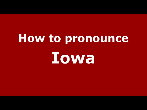 How to Pronounce Iowa - PronounceNames.com - YouTube