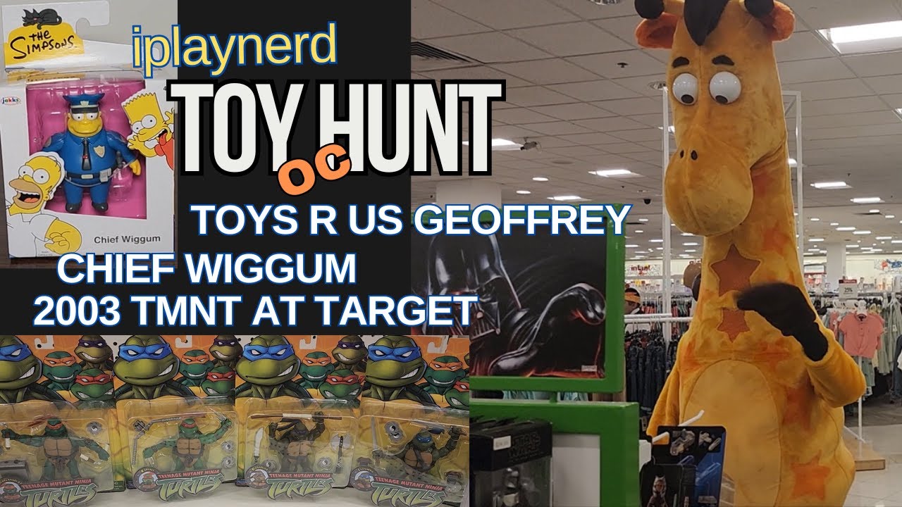 Toy Hunt OC #33 - Toys R Us Geoffrey stalking; The Simpsons toys ...