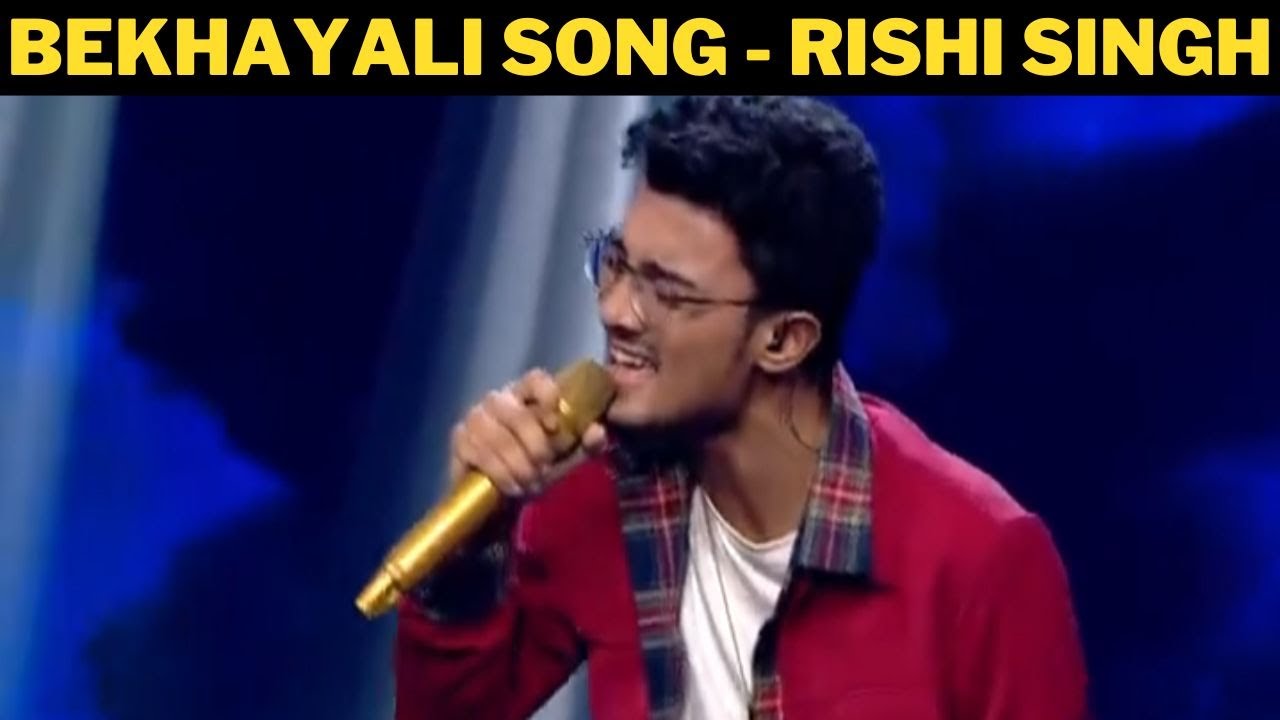 Amazing Rishi Singh singing "Bekhayali" song of Kabir Singh | Indian ...