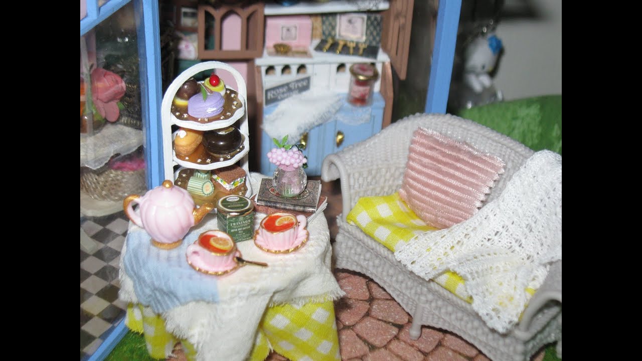Smart Doll Adventures Episode 14 Making a Miniature Tea Room Part 2 ...