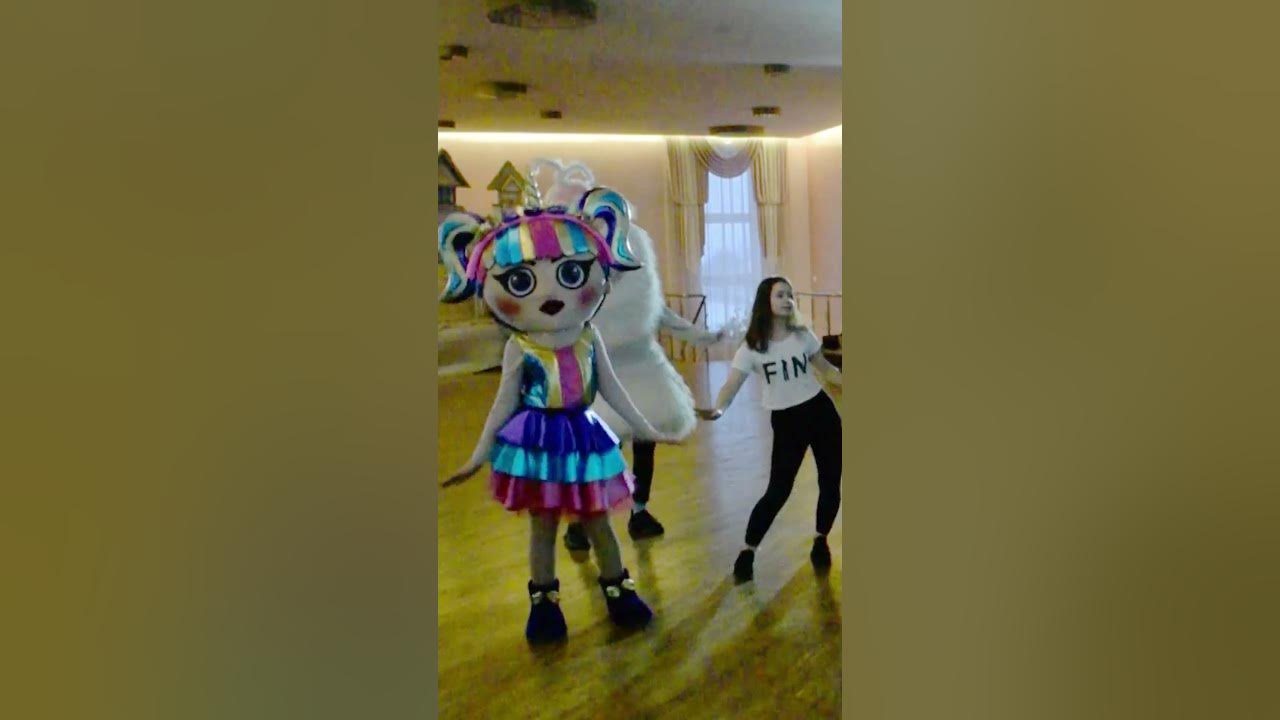 Танцуй как кукла Лол ростовые куклы Лол Буба и дети - YouTube