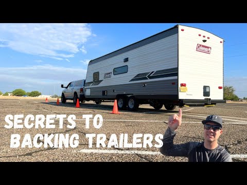 Trailer Backing: How To Back up A Travel Trailer For BEGINNERS! - YouTube