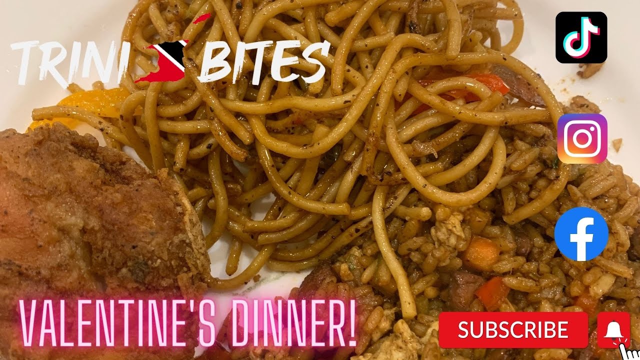 Trini Bites | Valentine's Day Dinner! **CHINESE NOODLES** - YouTube