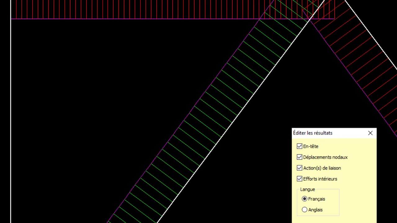 afficher les résultats sur le logiciel RDM - YouTube