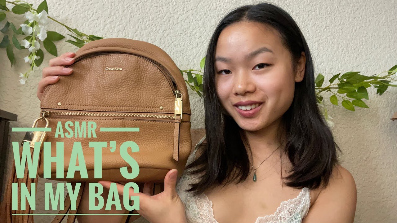 ASMR What's in my Bag 👜 (Tapping & Whispering) - YouTube
