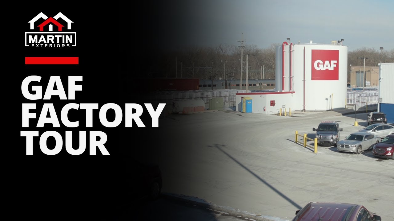 GAF Factory Tour | Martin Exteriors - YouTube