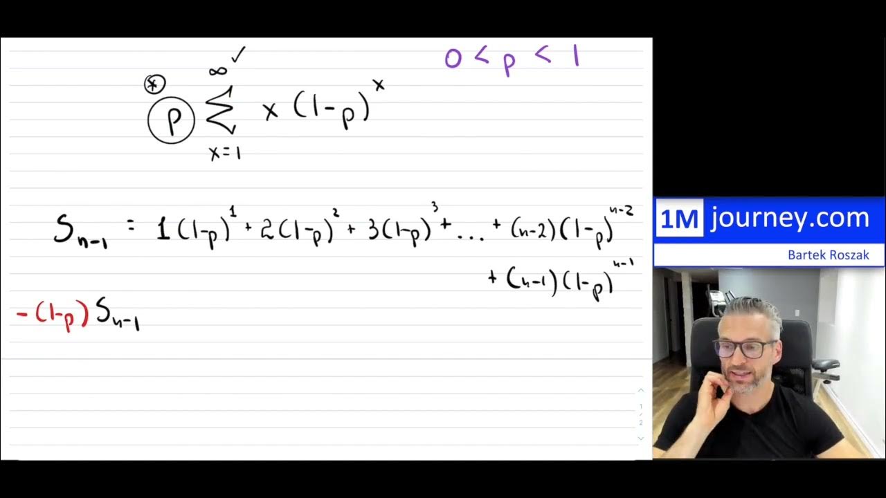 Proof of Expected Value for Geometric Distribution - YouTube