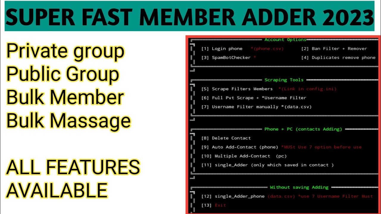 Telegram Member Adder Script | Telegram Member kaise badhaye | Telegram ...