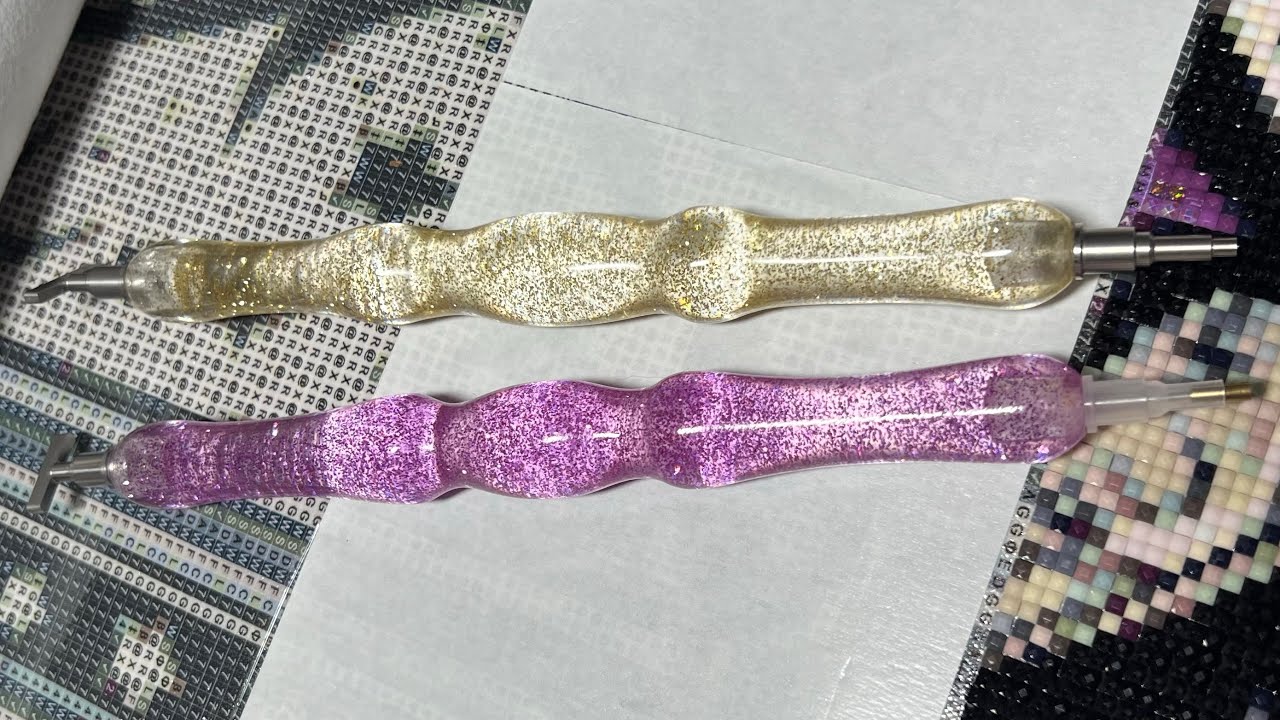 Unboxing my custom diomand painting pens from my friend treasured ...