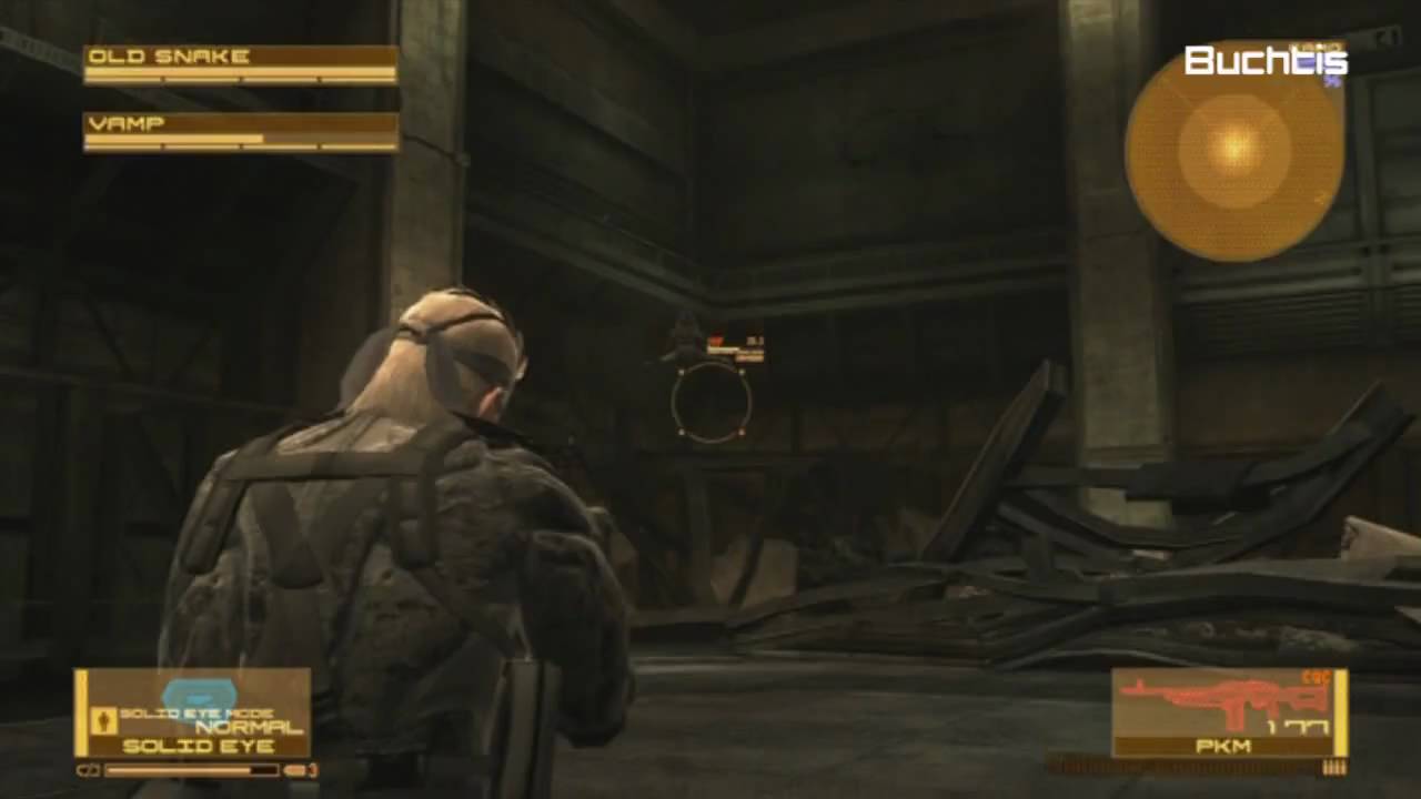 Metal Gear Solid 4 Walkthrough HD Act 4 - Underground Base & Supply ...