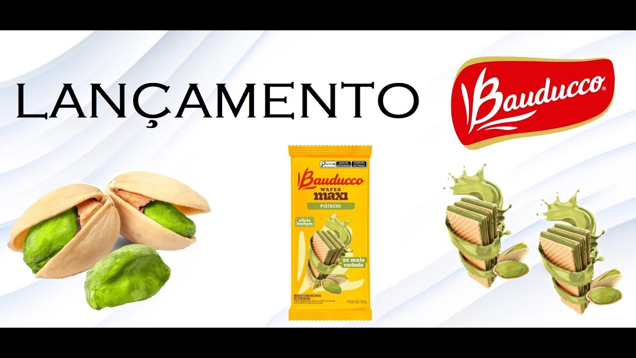 Experimentamos o Novo Lançamento Bauducco - Wafer Sabor Pistache - Vale ...
