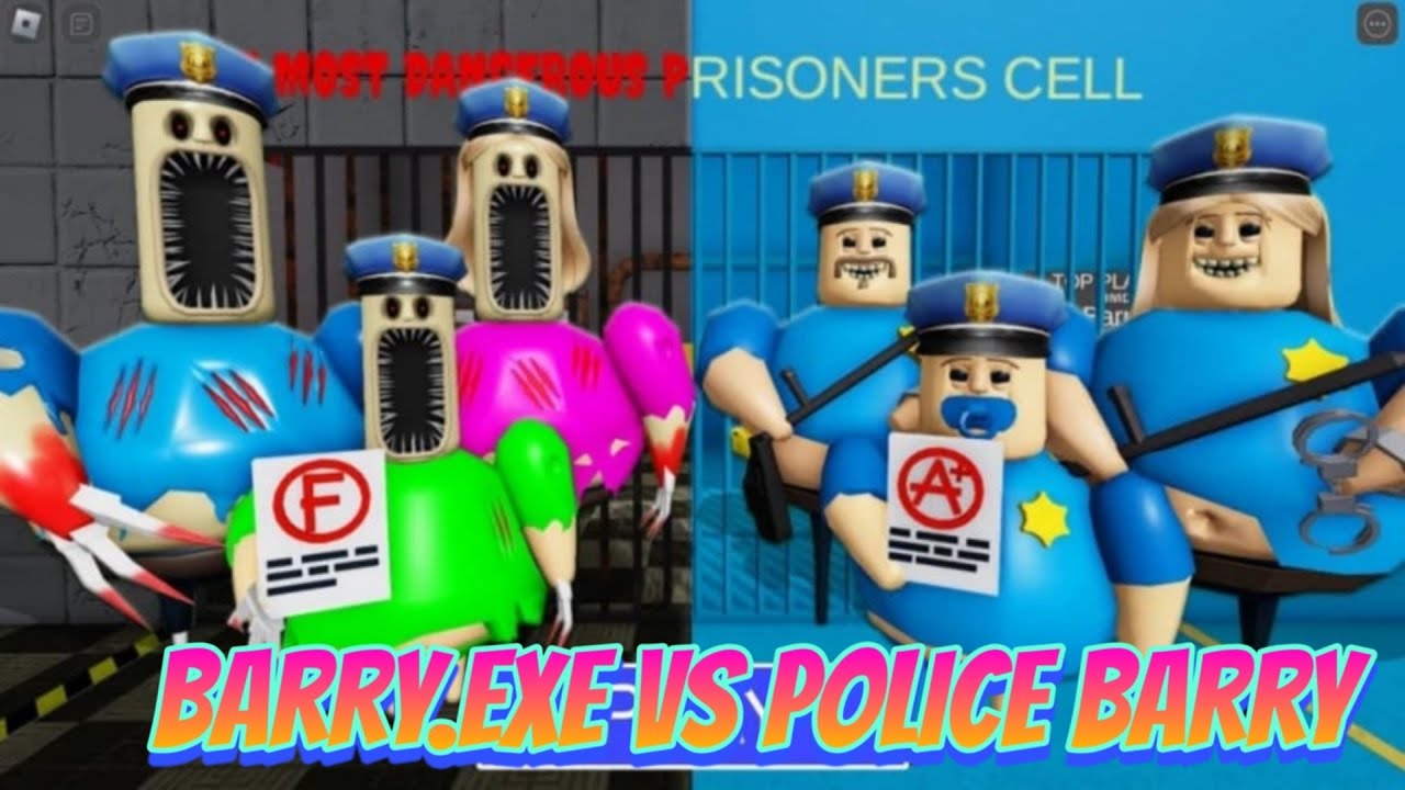 BARRY EXE vs POLICE BARRY PRison RUn - YouTube