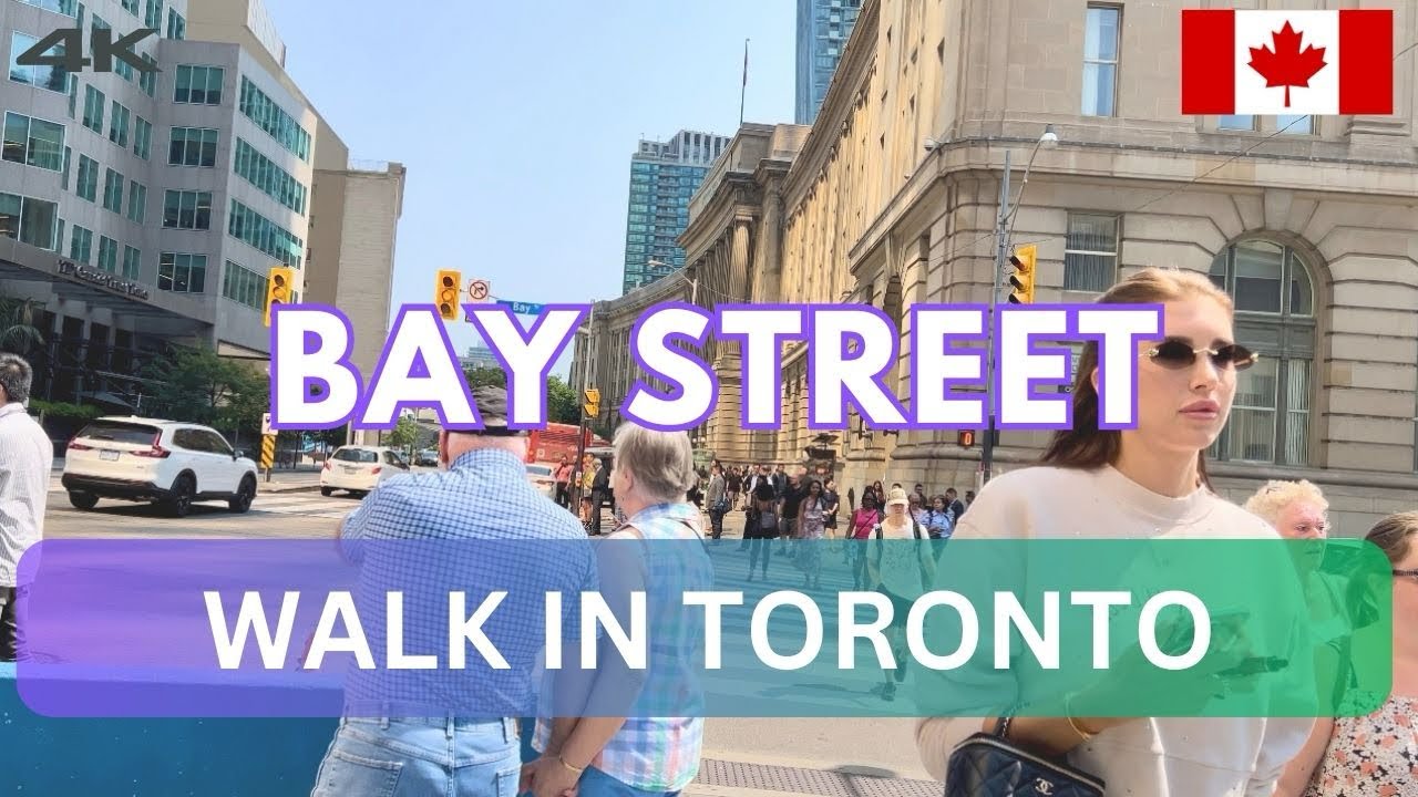 Toronto Walking Tour - Walk on Bay Street 🇨🇦 - YouTube