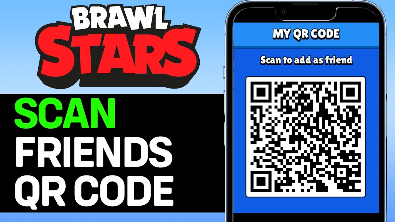 How To Scan Friends QR Code In Brawl Stars - YouTube