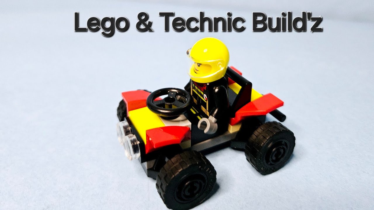 Lego City Polybag (952409) Fire Quad Bike Build - YouTube