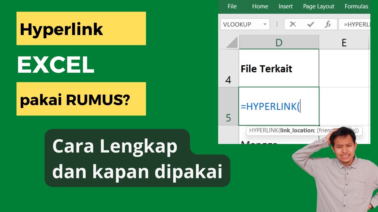 Rumus Hyperlink Excel. Cara Pakai dan Kapan Pakai - YouTube