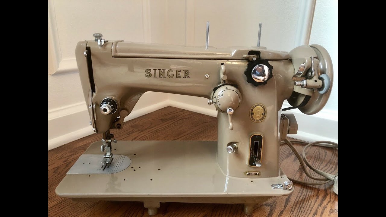 1950’s Singer 306K sewing machine for Ebay listing - YouTube